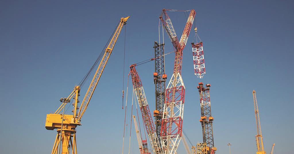 Lattice boom cranes: increasing stability and lift capacity | Article ...