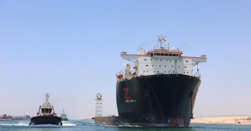 Red Zed 1 grounds in Suez | Heavy Lift & Project Forwarding International