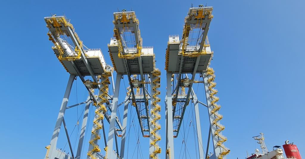 STS cranes arrive at Berbera | News | Heavy Lift & Project Forwarding ...