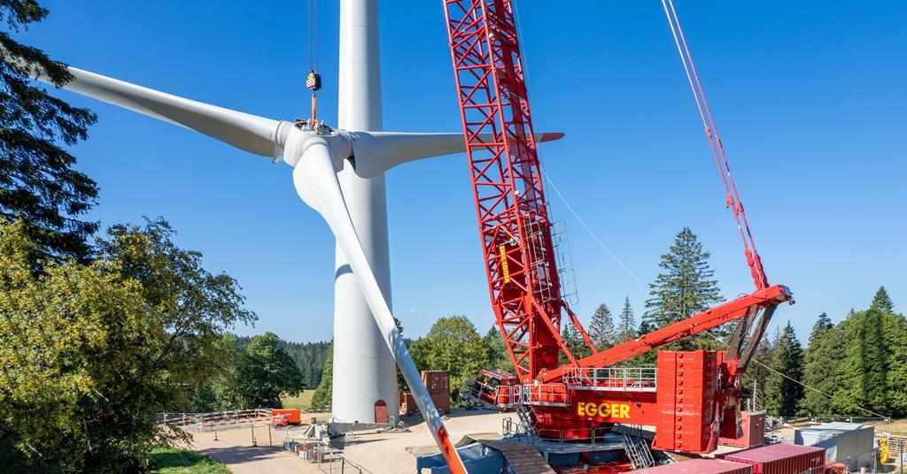 Emil Egger steps up for Swiss wind energy installation | Heavy Lift & Project Forwarding ...