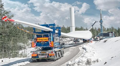 Adams transports rotor blades | News | Heavy Lift & Project Forwarding ...