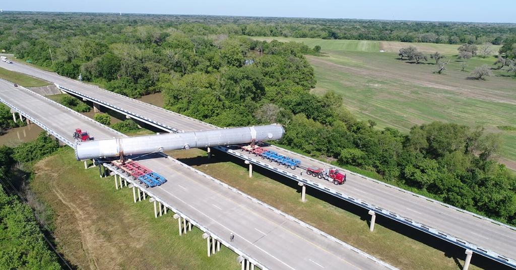 Barnhart’s spectacular column move | News | Heavy Lift & Project ...