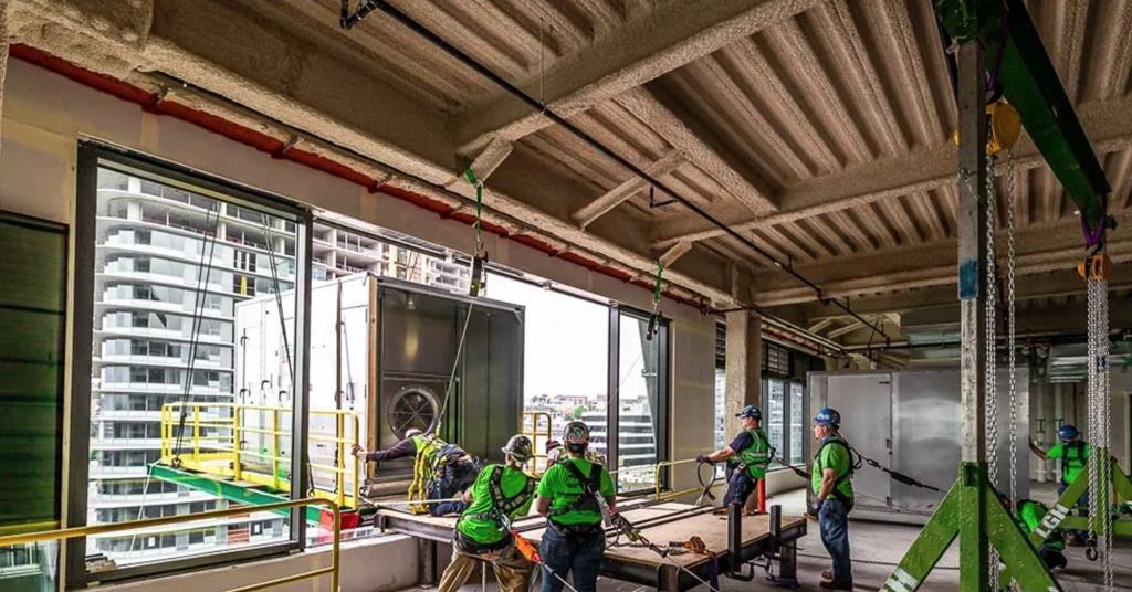 Omega Morgan delivers bespoke installation | News | Heavy Lift ...