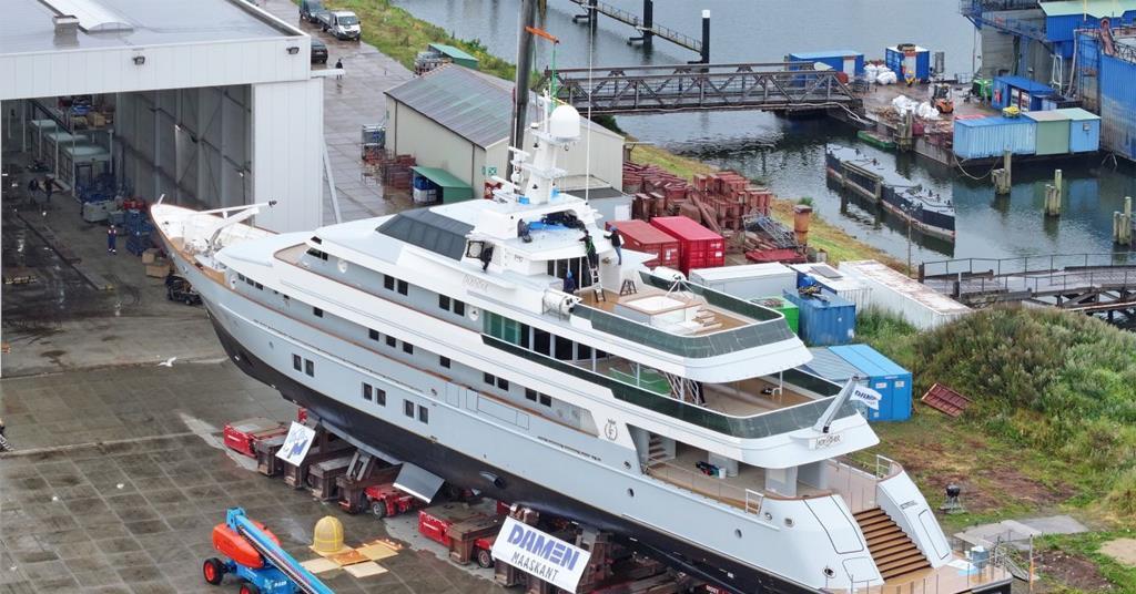 Mammoet helps float off 700-tonne yacht | Heavy Lift & Project ...