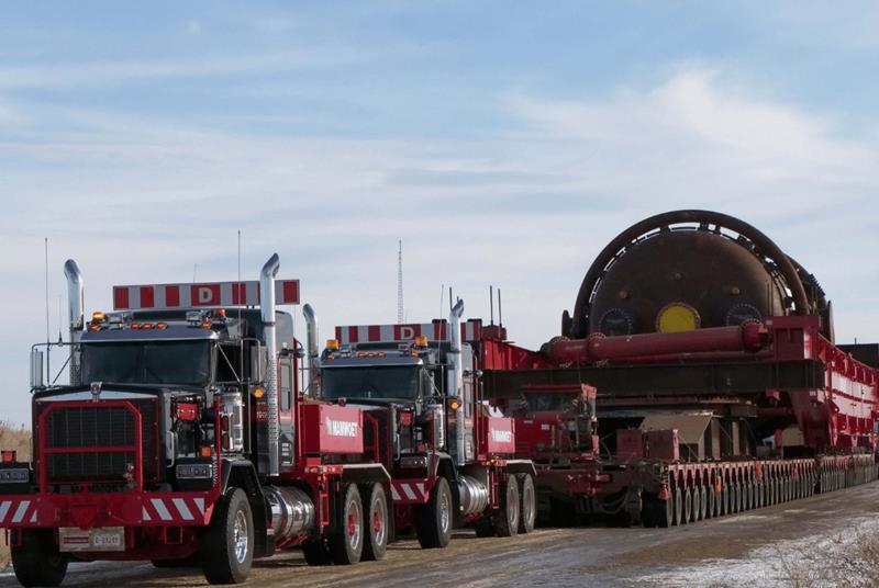 Mammoet moves EO reactors in Alberta | Heavy Lift & Project Forwarding ...