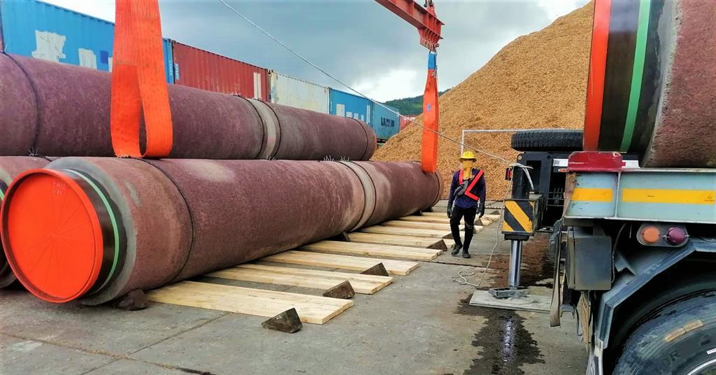 Total coordinates pipe move | News | Heavy Lift & Project Forwarding ...