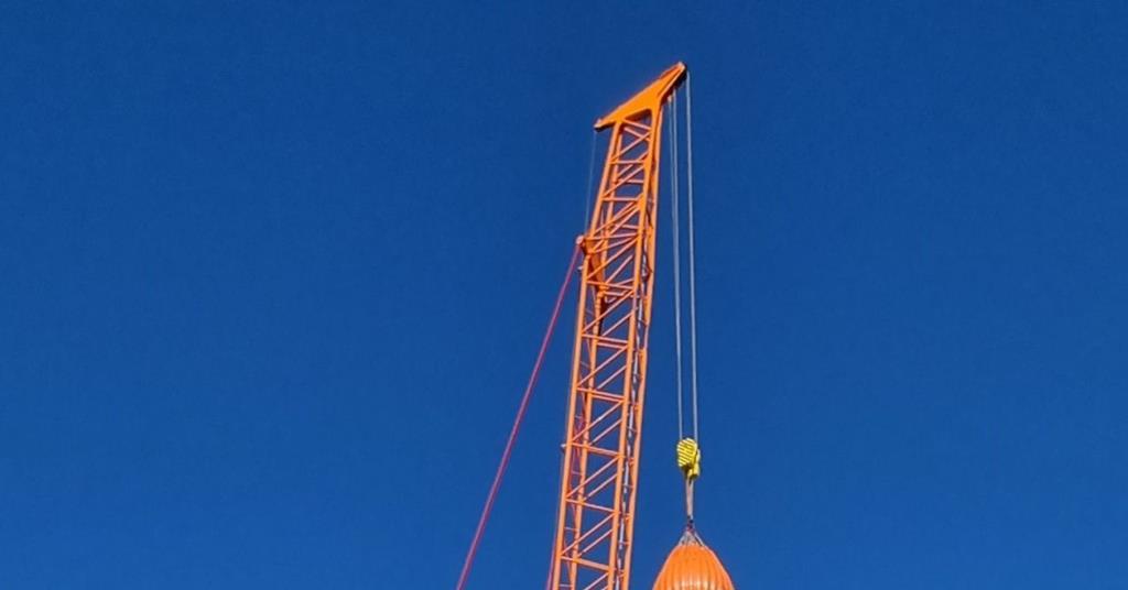 Tetrahedron crane completed | Heavy Lift & Project Forwarding International