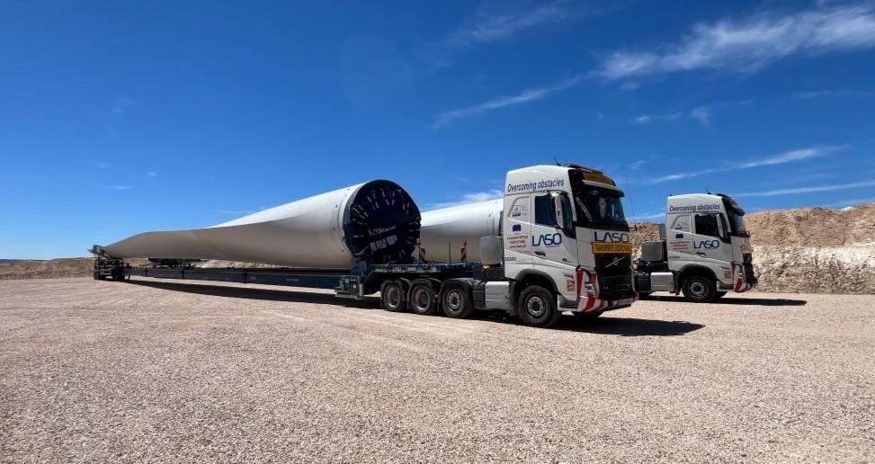Laso transports components for wind farm in Zaragoza | Heavy Lift ...
