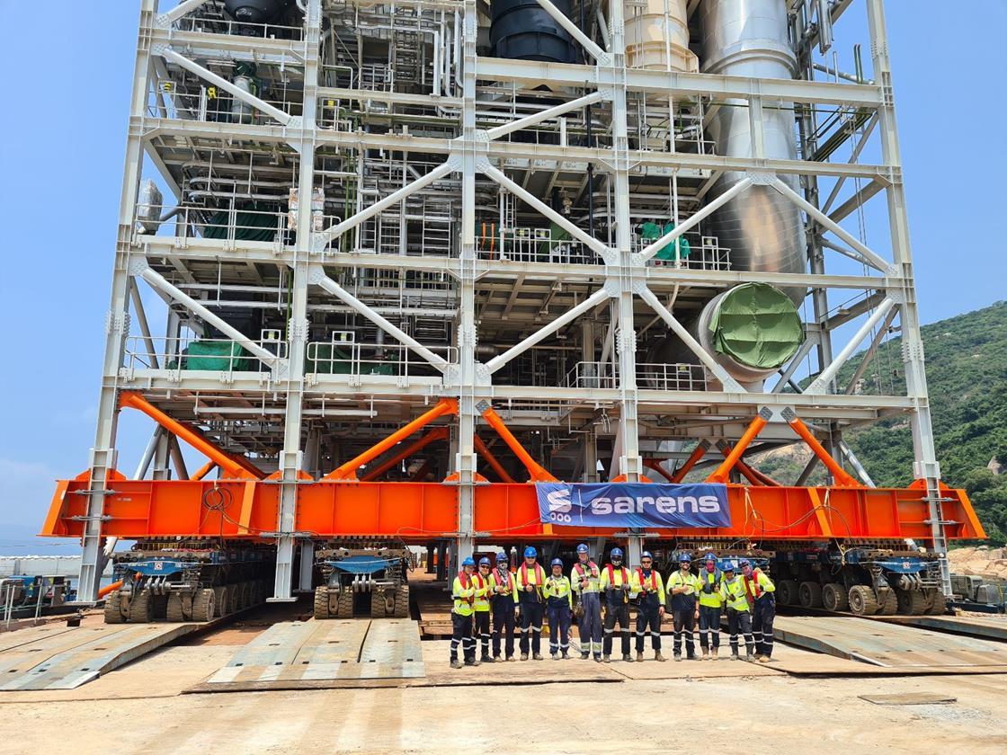 Sarens handles modules for Hong Kong waste management facility | News ...