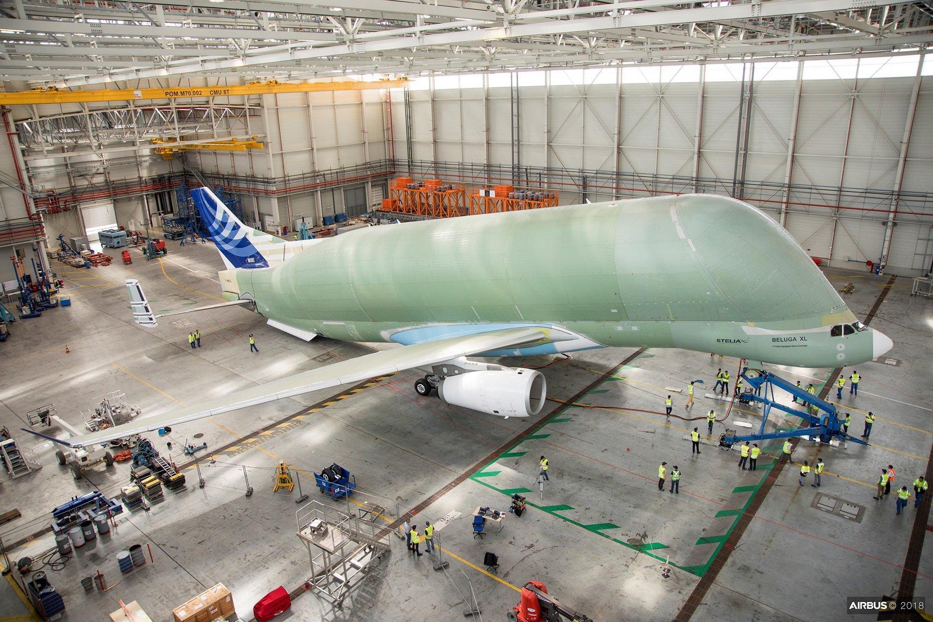 New Airbus BelugaXL on route to maiden flight | News | Heavy Lift ...