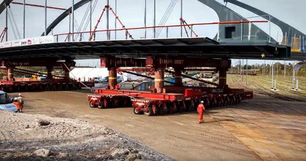Mammoet in bridge installation work | News | Heavy Lift & Project Forwarding International