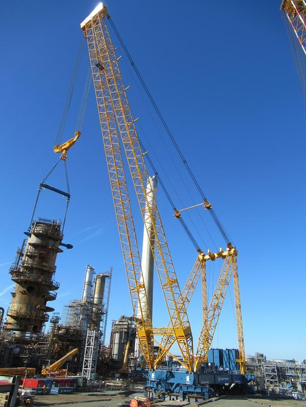 Sarens deploys SGC-90 electric crane | News | Heavy Lift & Project ...