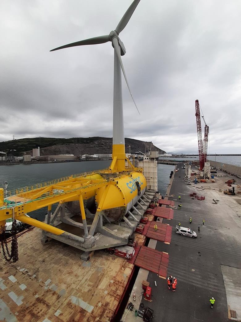 Mammoet transports floating wind turbine | News | Heavy Lift & Project ...