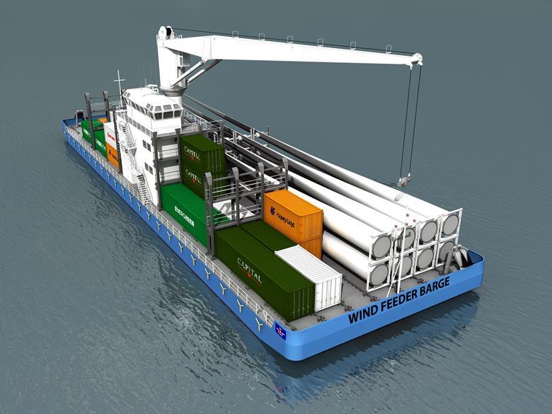 Wind Feeder barge unveiled | News | Heavy Lift & Project Forwarding ...