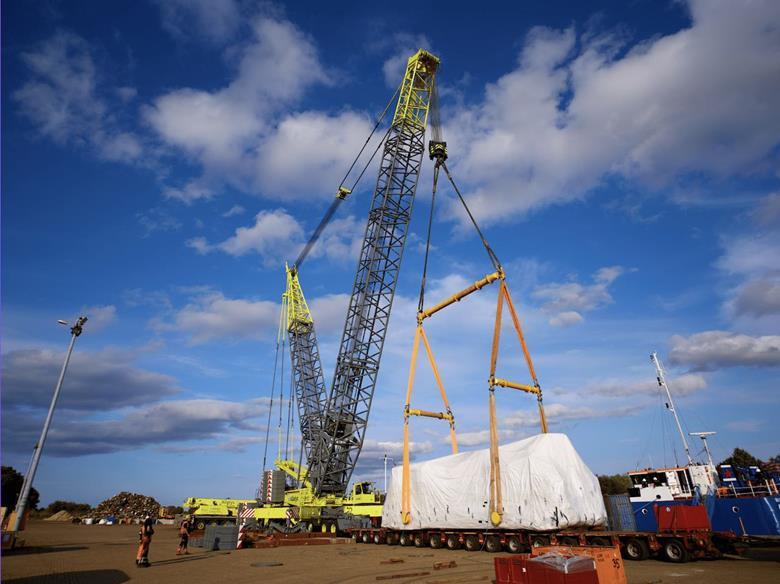 Allelys utilises Modulift beams for generator lift | Heavy Lift ...