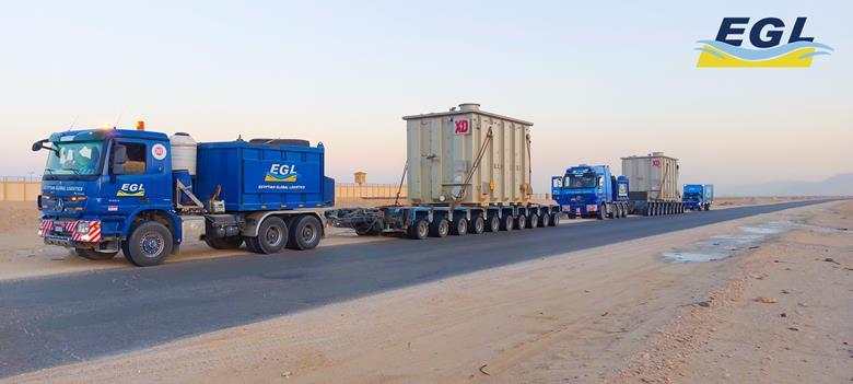 EGL coordinates delivery for the El-Eqtsadia Substation | Heavy Lift ...