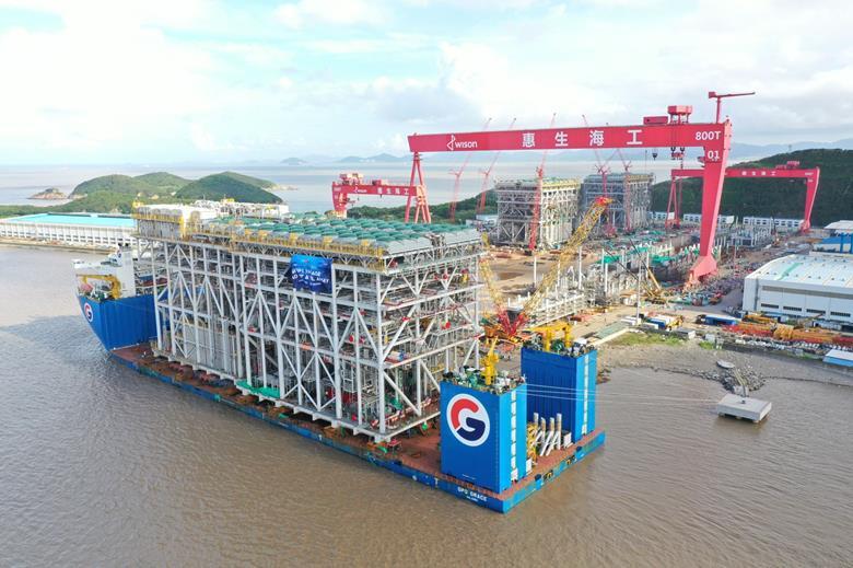 Heavy modules move on GPO Grace | News | Heavy Lift & Project ...