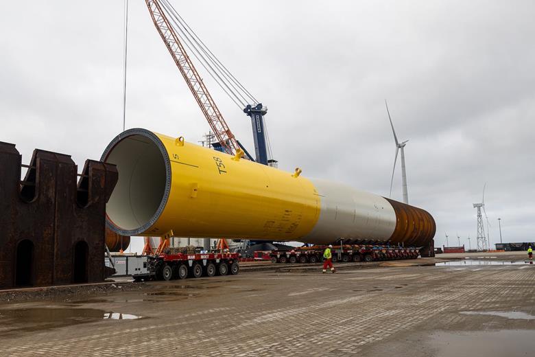 Optimised handling for XL monopiles | Heavy Lift & Project Forwarding ...