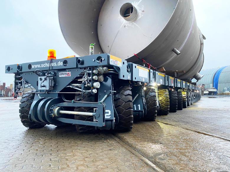 Schares’ triple column move | News | Heavy Lift & Project Forwarding ...