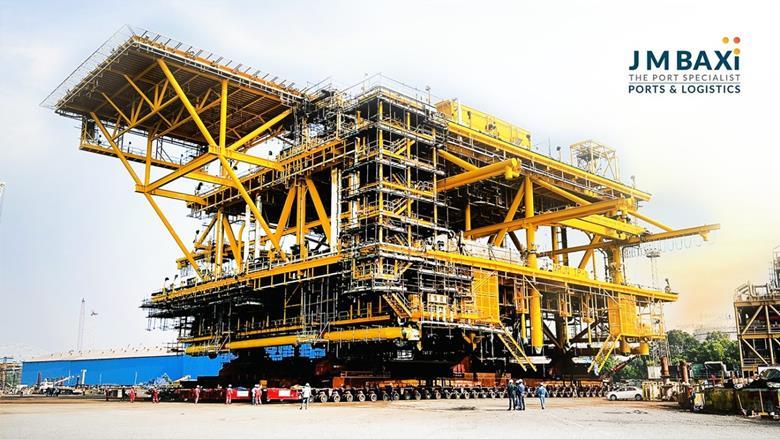 J M Baxi loads out a 5,700 tonne module for Marjan field | Heavy Lift & Project Forwarding ...
