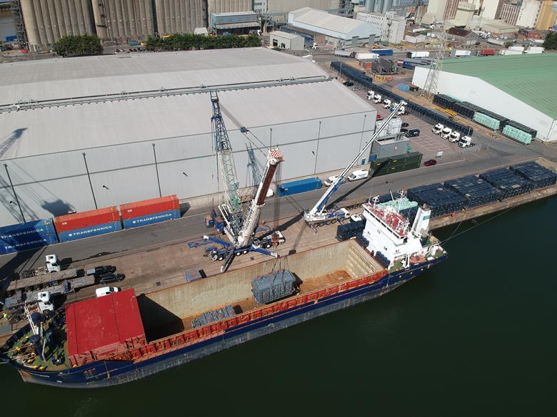 Baldwins put Liebherr crane to work discharging transformers | News ...